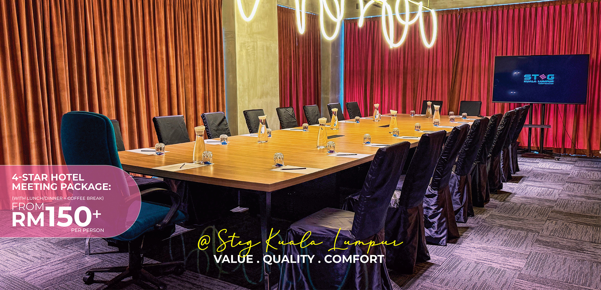 Meeting Room Package – STEG HOTEL – Stylish 4 Stars Boutique Hotel in ...